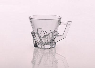 China Decorative glass mugs with handles / Glass Tableware for water , wine , milk for sale