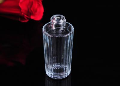 China Cylinder Empty Cheap Glass Perfume Bottle with Screw Lid for sale