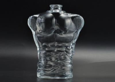 China Daily Use Machine Pressed antique glass perfume bottles Tent or Collar Shaped for sale