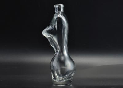 China Tent or Collar Shaped Clear decorative glass perfume bottles Refillable for sale