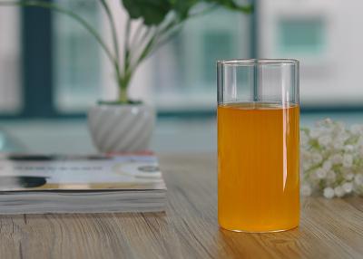 China Straight Cylinder 355ml Borosilicate Single Wall Glass Cup Drinkware for sale
