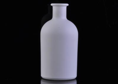 中国 Widemouthedのガラス芳香の拡散器のびんのあたりで塗る白い色 販売のため