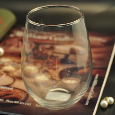 China Handmade Glass Tableware , engraved glass tumblers for whisky and red wine for sale