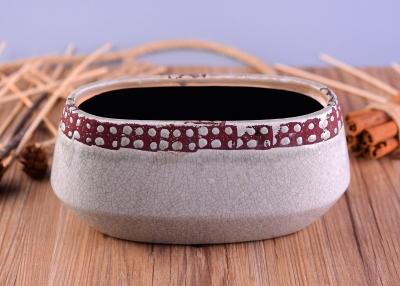 China Sopro cerâmico da vela da porcelana PARA a flor com borda decorativa à venda