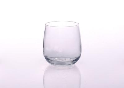 China 15oz Crystal Water Glass Tumbler custom stemless wine glasses with Thick Bottom for sale