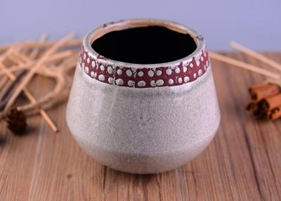China Castiçal cerâmico personalizado moderno, frascos concretos da vela para a decoração home à venda