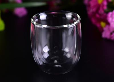 Cina Mano doppia termoresistente popolare di Drinkingware del vetro borosilicato di 3 Oz soffiata in vendita