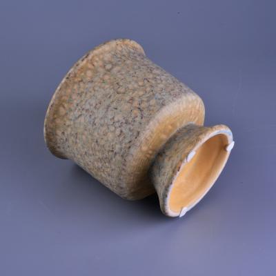 Cina Porta-candela ceramico di metallo della glassa decorativa dell'ossido in vendita