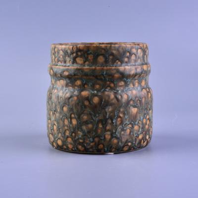 Cina Porta-candela ceramico della glassa di trasmutazione in vendita