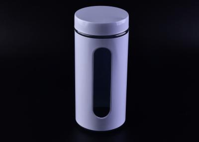 China 1275Ml Round Glass Tableware , Large Wide Mouth Glass Honey Jars OEM for sale