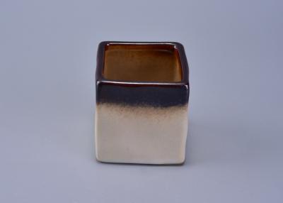 Cina Il supporto di candela ceramico popolare, la trasmutazione ha lustrato la forma quadrata dei porta-candela ceramici in vendita
