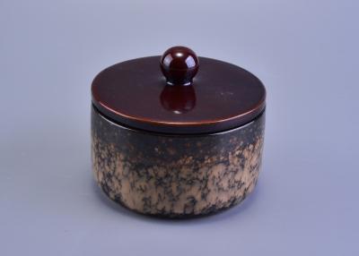 China 500Ml Scented Candles os suportes votivas cerâmicos, frascos cerâmicos da vela com tampa à venda