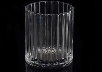China De Thee Lichte Houders van het kristal Rechte Duidelijke Ronde Glas voor Populaire Decoratie, Te koop