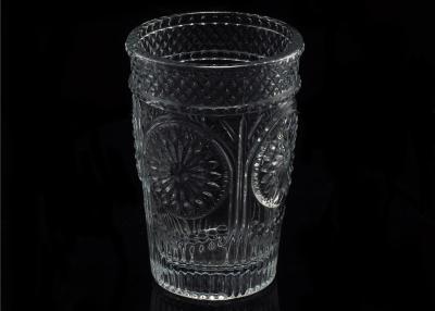 China OEM van de het glasthee van de Handpers de lichte houders voor hoteldeco, In reliëf gemaakt Embleem Te koop