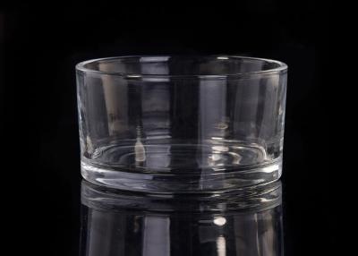 China Duidelijke Ronde glas tealight houders, Korte de kruiken195ml Capaciteit van de glaskaars Te koop
