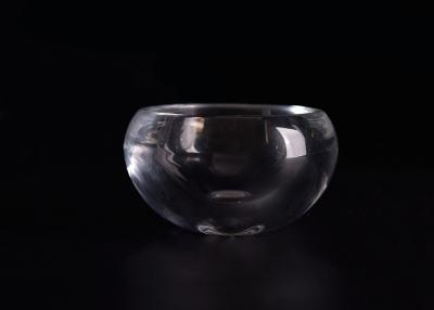 China De de zware Transparante Duidelijke Ronde Houder van de Glaskaars/Kruik van het Glastealight van de Komvorm voor Votive Te koop