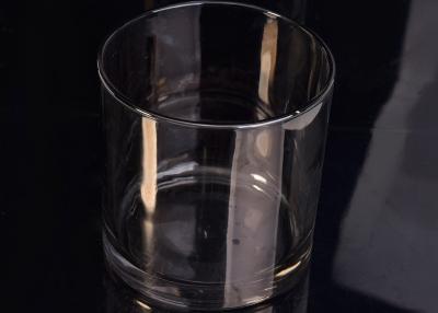 China De ionen Rokerige Grijze de Kaarshouder van het Plateren Duidelijke Glas voor Gegalvaniseerd Huisdecor, eindigt Te koop