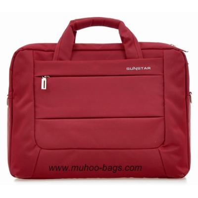China Fashion Red Nylon Brief Case,Computer shoulder Bag, Laptop Bag (MH-2138) for sale