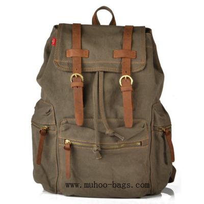China Fashion Canvas Laptop Bag,School backpack bag, Sports Travel bag (MH-2107) for sale