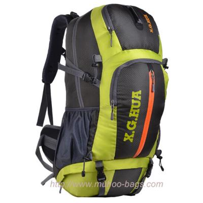 China Fashion Green  Nylon Outdoor Sports Climbing Backpack Bag for Hiking (MH-5012) for sale
