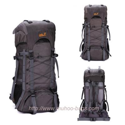 China Fashion Grey Nylon Outdoor Sports Climbing Backpack Bag for Hiking (MH-5011) for sale