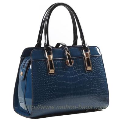 China Fashion Blue Snake PU Leather ladies bag (MH-6040) for sale