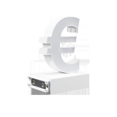 China ABCMIX Retail Store Patented Magnetic LED Alphabets, Mix and Match DIY LED Letter with CE, and ROHS - Euro Symbol factory