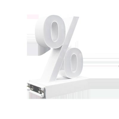 China ABCMIX Retail Store Patented Magnetic LED Alphabets, Mix & Match DIY LED Letter Symbol % factory