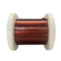 China Flat Enamelled Copper Rectangular Wire Solid Conductor Type for Electrical Applications for sale