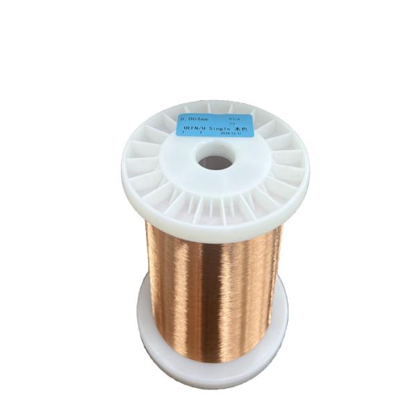 UEWF Overcoat Polyamide Imide Wire AWG 46-10 With 155° Temperture Grade For High Speed Coiling Precessing