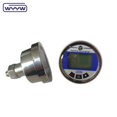 China SS Industrial Digital Pressure Manometer / Intelligent Pressure Gauge Back Connection for sale