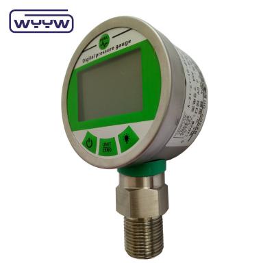 China 63mm Bar Digital Pressure Gauge Bottom Mount Connection Thread Customized for sale