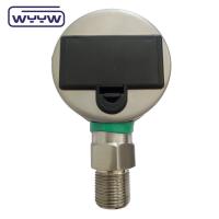 China 63mm Bar Digital Pressure Gauge Bottom Mount Connection Thread Customized for sale
