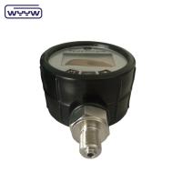 China 63mm Bar Digital Pressure Gauge Bottom Mount Connection Thread Customized for sale