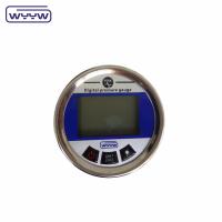 China 63mm Back Mount Manometer Digital Manometer For Gas Pressure for sale