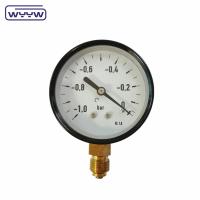 China Vacuum Compound Pressure Gauge Manometer Bottom Mounting for sale
