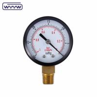 China Vacuum Compound Pressure Gauge Manometer Bottom Mounting for sale