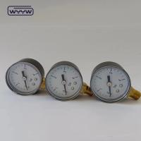 China 40mm plastic compressed gas pressure gauge for sale