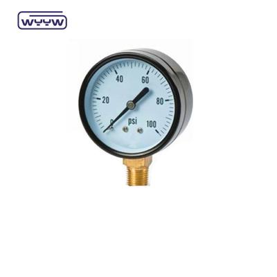 China Used to measure instruments 60mm economic 0-10bar air atmospheric pressure gauge for sale