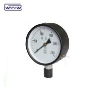 China Panel 100mm Kg/cm2 Flange Type Pressure Manometer for sale