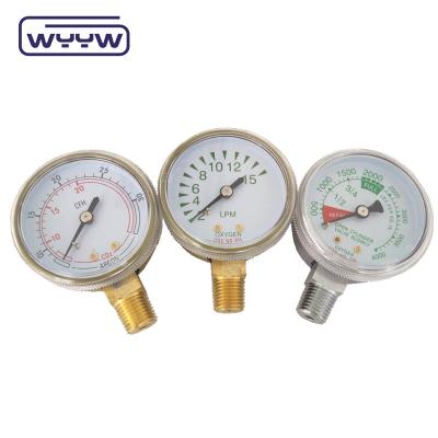 China 50mm industrial welding co2 pressure gauge for sale