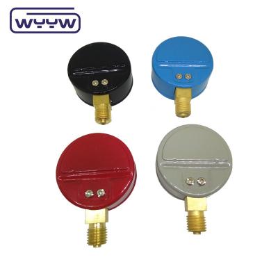 China Natural Gas Pressure Gauge Manometer 50mm Color Pressure Gauge for sale