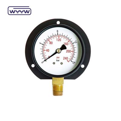 Китай Черный стальной тип настенный датчик давления 100 мм набор 1 год гарантия продается