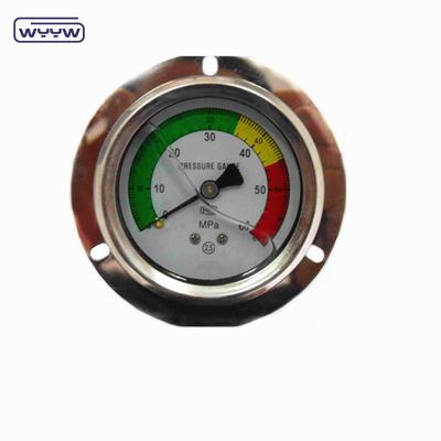 China high quality hydraulic EN837-1 pressure gauge with front flange for sale