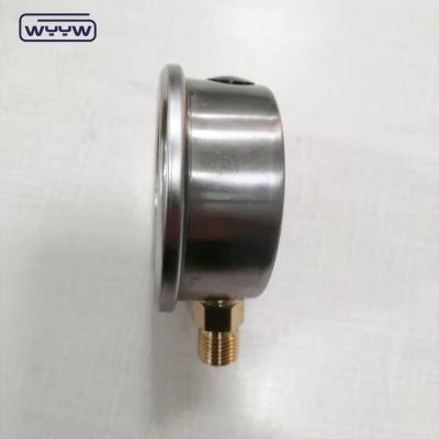 Cina Acciaio inossidabile 63 mm connessione radiale olio di glicerina riempito 600 bar manometro idraulico in vendita