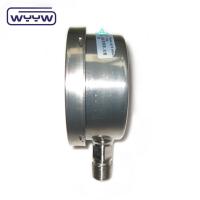 China shock resistant back brass mount  pressure gauge customized range for sale