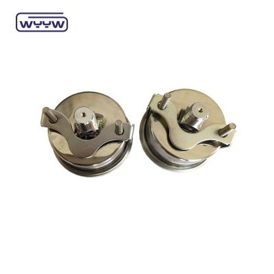 Cina Manometro manometro di pressione con pinza a U di 2,5" in vendita