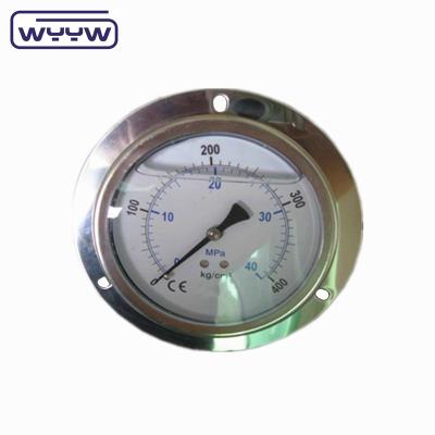 Cina 2.5" Bar Psi Flange Type Pressure Gauge Manometer Pannello montato in vendita