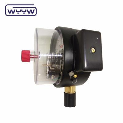 China 60mm Black Steel Air Standard Electric Contact Pressure Gauge for sale