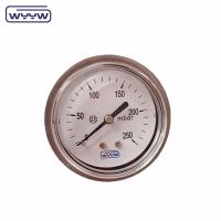 China OEM Supported Customizable Low Pressure Capsule Manometer CMH2O With Back Connection for sale